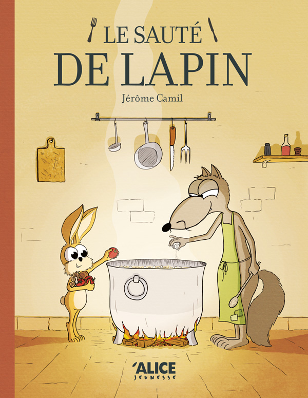 Quand un lapin est invité à manger par un loup | Les enfants à la page
